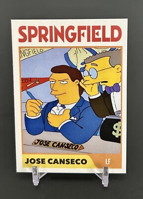 Jose Canseco - Simpsons Springfield Isotopes - HD Quality Custom ...