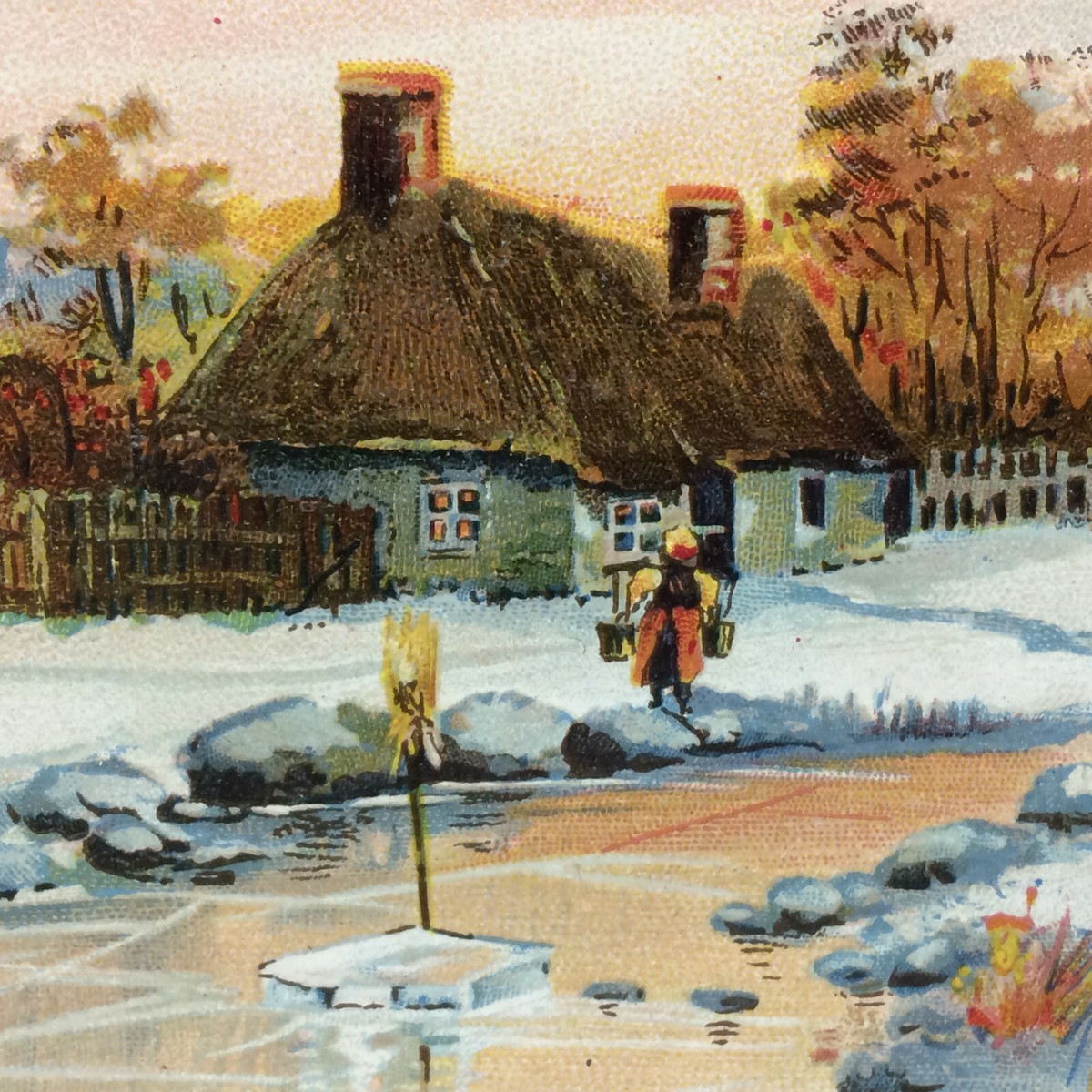 Country Farm Scene Christmas