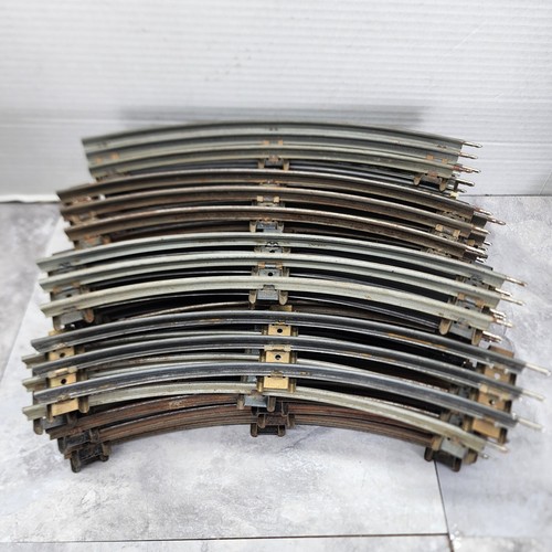 20 PIECE LOT Vintage Lionel Train Track O27 Gauge 3-Rail,9in CURVED ...