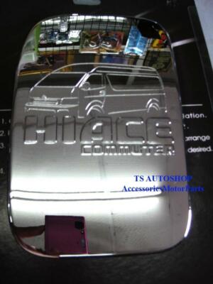 CHROME FUEL CAP OIL COVER TRIM FOR VAN TOYOTA HIACE COMMUTER 2006-2018 ...
