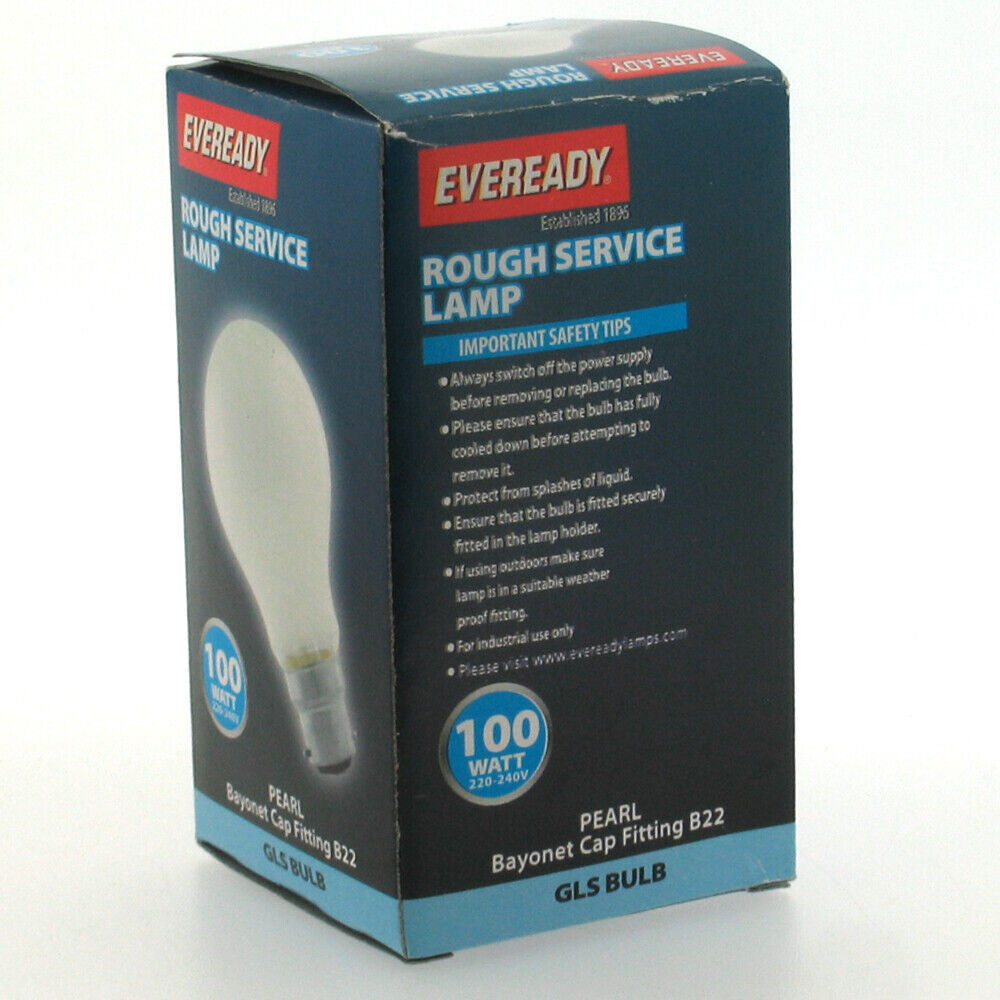 Eveready 100w watt Pearl BC Bayonet GLS Dimmable Light Bulb - Warm ...