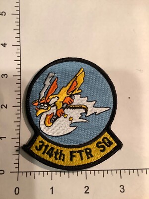 U.S.A.F. 314TH FIGHTER SQUADRON PATCH | eBay
