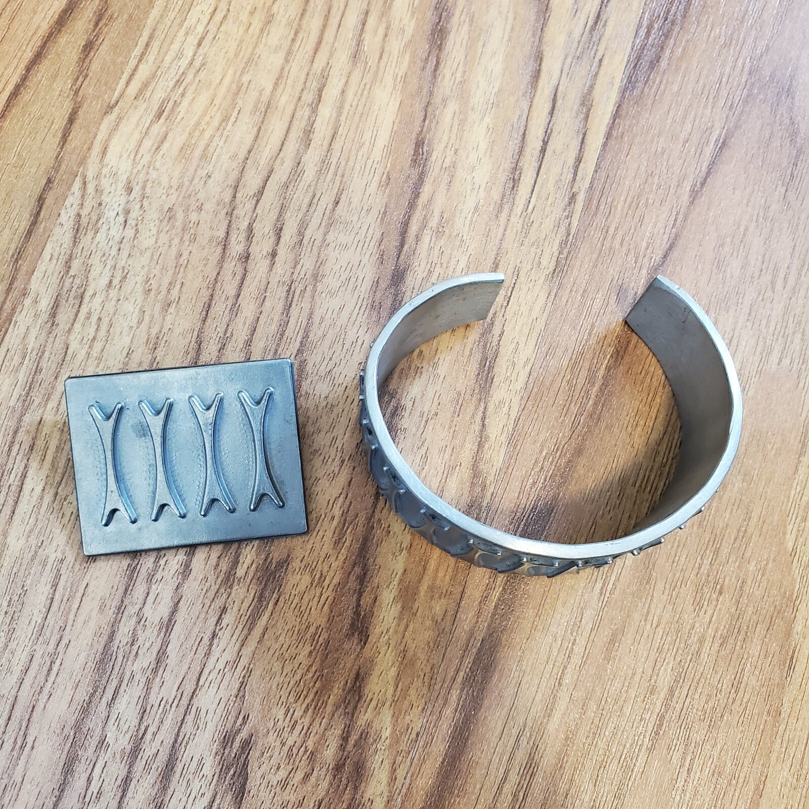 Modernist Brutalist MYLIUS BRODRENE Dance Cuff Bracelet + Pin Brooch MCM vintage | eBay