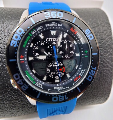 Citizen Promaster Sailhawk JR4068-01E Eco-Drive Chronograph Date Men's ...