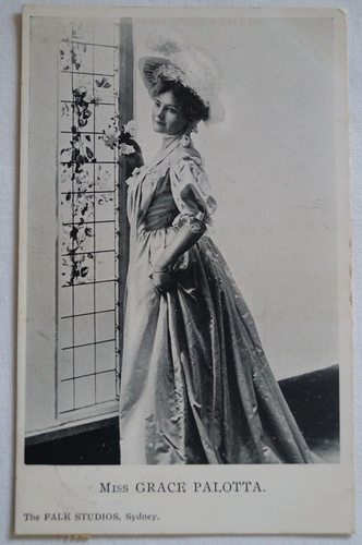 Theatrical Card-Miss Grace Palotta Australia Historic Antiquarian ...