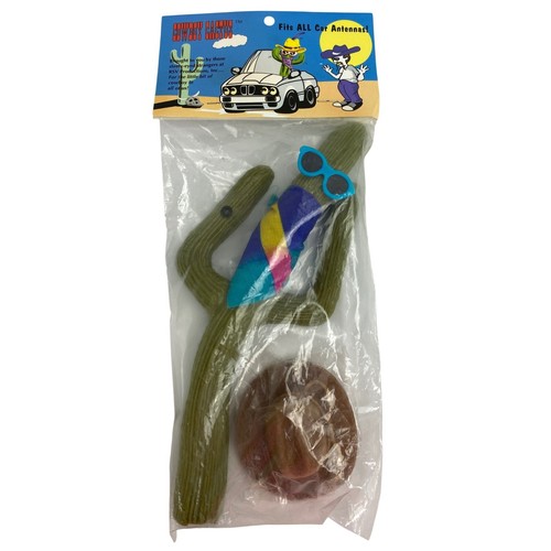 New Vtg Cowboy Cactus Car Antenna Topper Souvenir Fits All Antennas ...