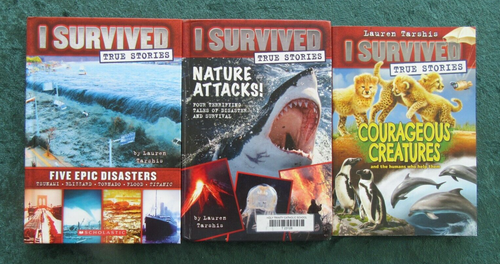 MIXED LOT 3 I SURVIVED TRUE STORIES BY LAUREN TARSHIS: EPIC DISASTERS ...