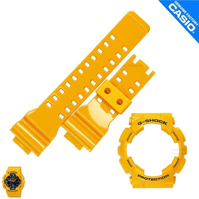 Genuine Watch Band&Bezel Casio G-Shock GA-100A-9 GA-100 Glossy ...