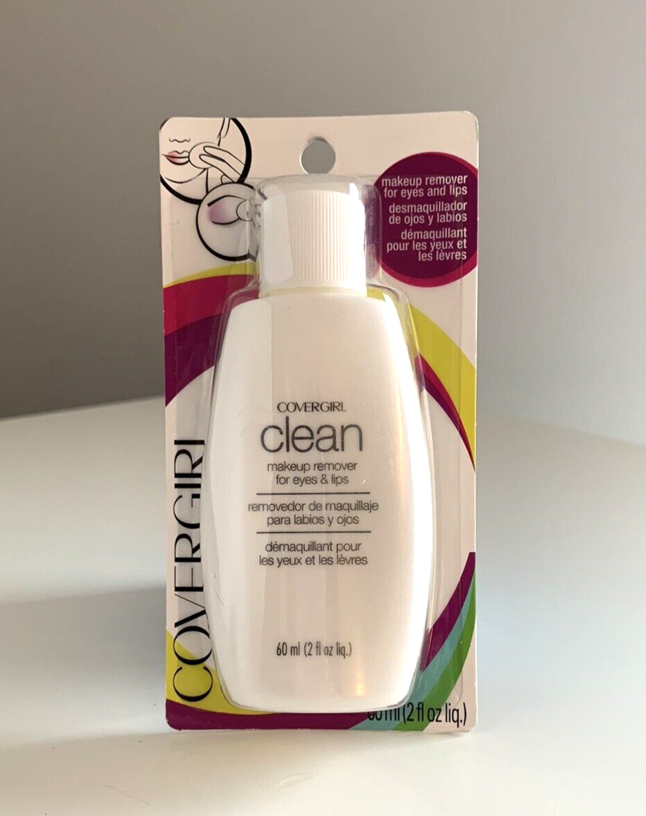 Covergirl Clean Makeup Remover for Eyes & Lips 2 Fl Oz New! | eBay