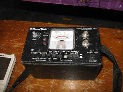 VINTAGE Rare Channel Master Satellite Signal Lever Meter # 1007IFD | eBay