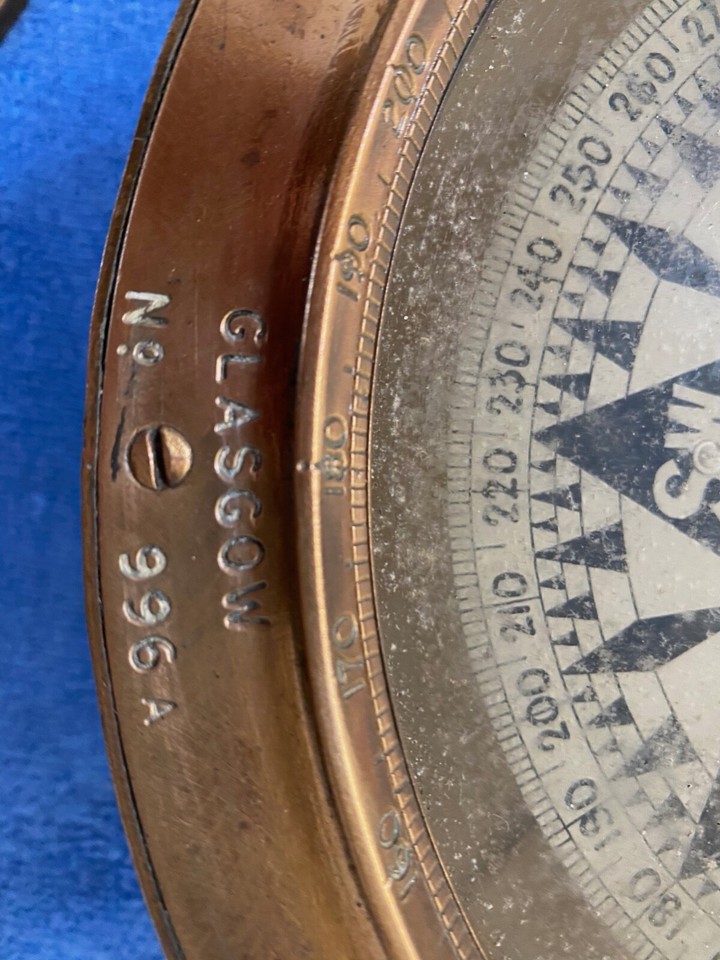 Christie & Wilson Antique Scottish Nautical Binnacle Ship Compass ...