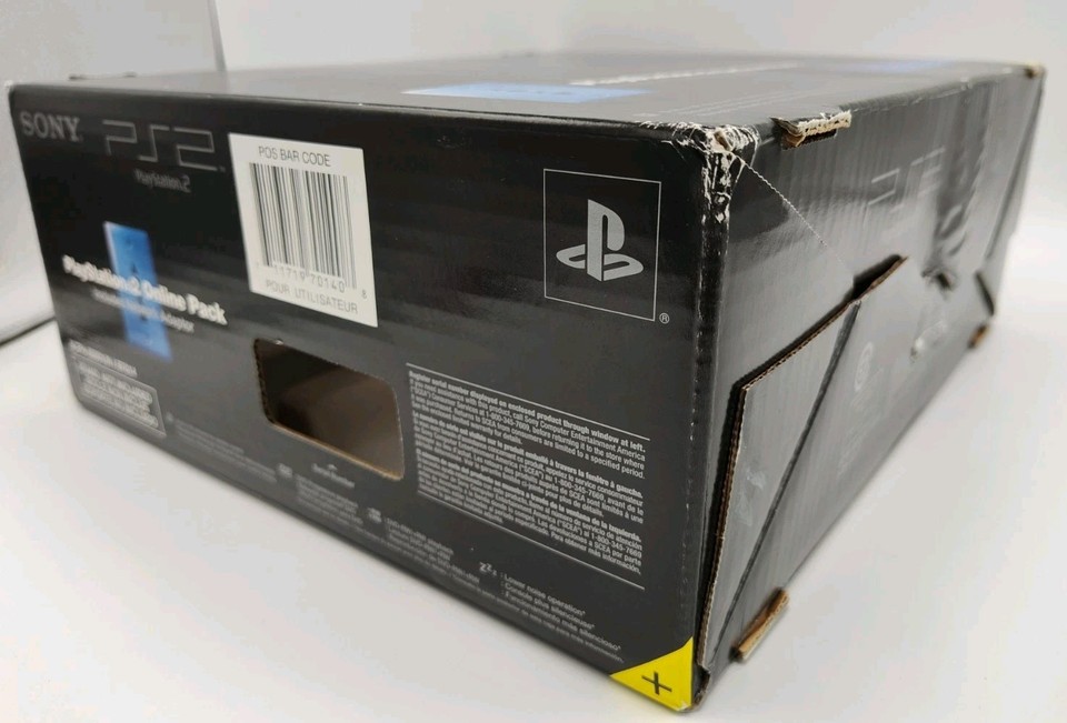 Sony PlayStation 2 SCPH-50001/N Box + Foam Blocks + Inserts w/ Case ...