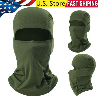 1/3PCS Full Face Mask Cover with Head Cover Motorcycle Headgear ...