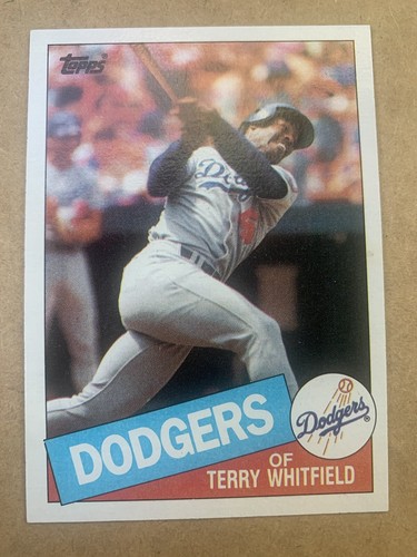 1985 Topps #31 Terry Whitfield-DODGERS | eBay