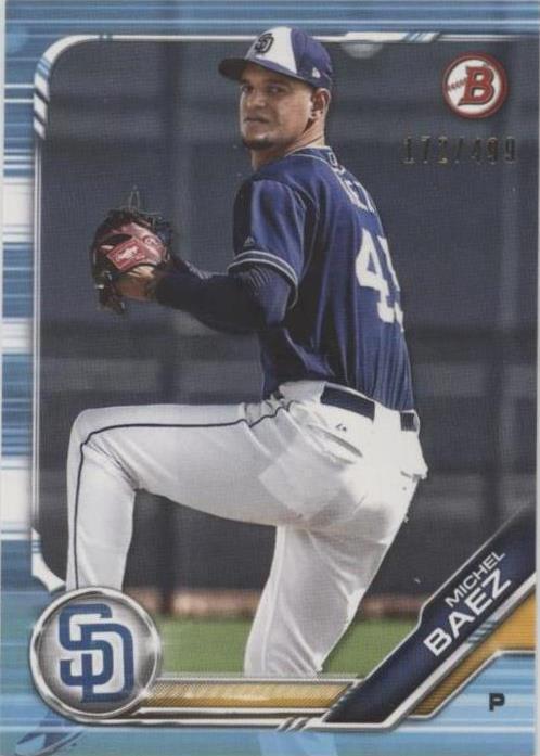 2019 Bowman - Prospects Michel Baez #BP-106 Sky Blue /499 (RC) for sale ...