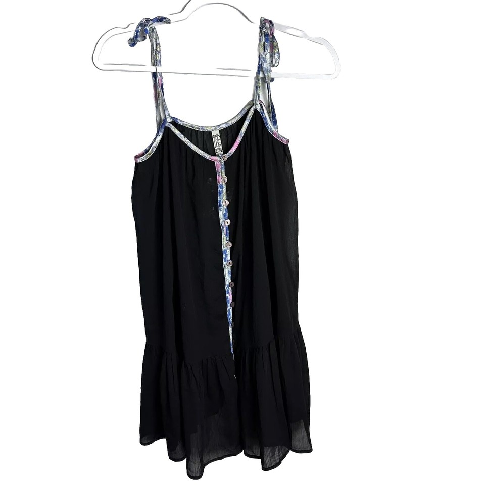 Free People Intimately Bali Sweet Nothing Slip Mini Dress XS Sheer ...