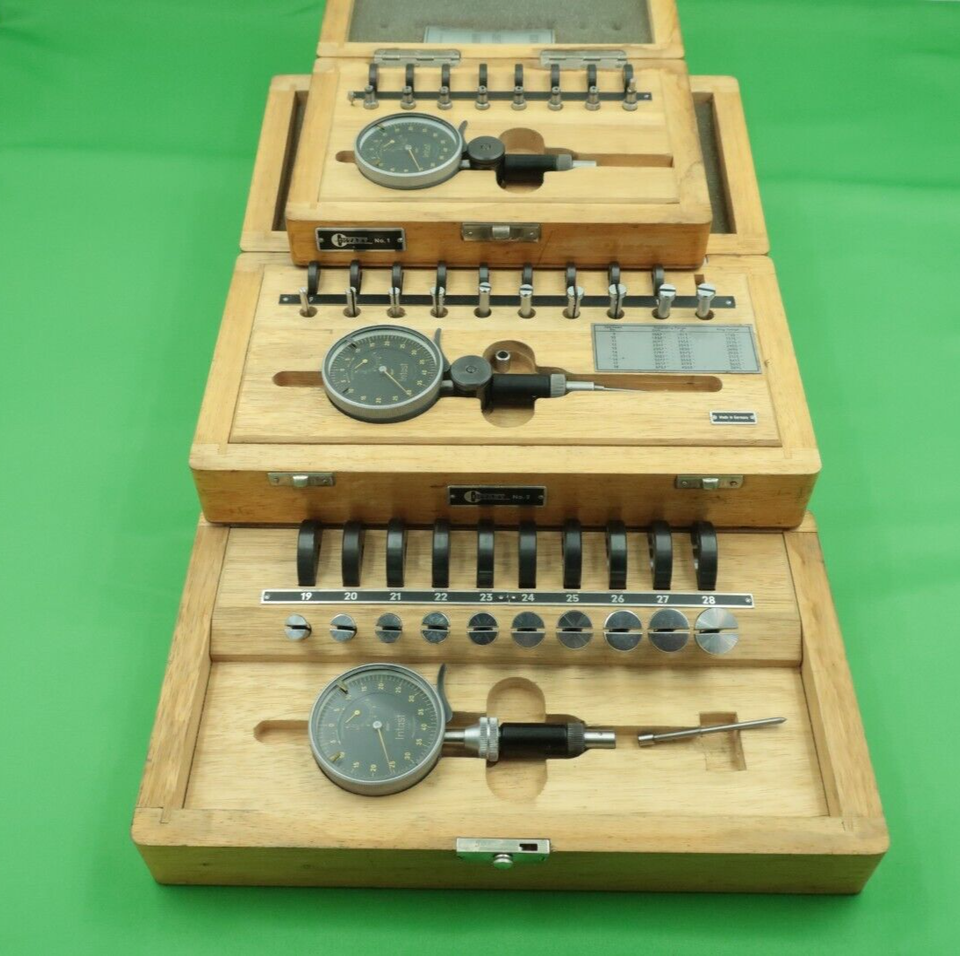 Intast Split Ball Bore Gage Sets 1,2,3 .0571-.8086" .0001" Germany ...
