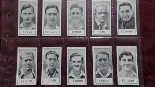 TRADE CARDS, BARRATT & CO TEST CRICKETERS BY E.W SWANTON, SERIES A, SET ...