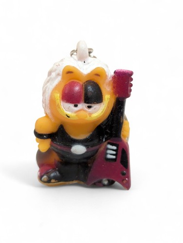Garfield Rock n Roll Squishy 1.75" Keychain - Gao Nanbei - Rare 80s ...