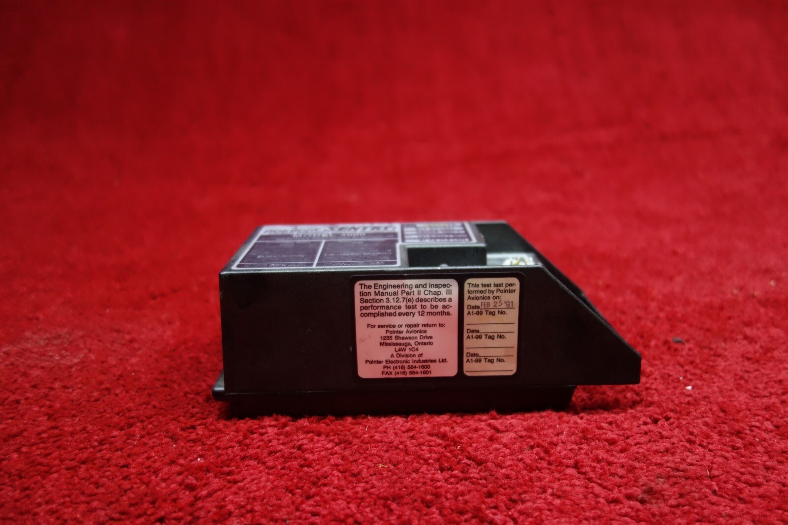 Pointer Inc., Artex 4000 ELT PN AEDCO 1033-1, 00-30-006 | eBay