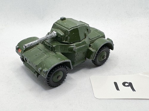 DINKY TOYS #670 DAIMLER Mk II ARMOURED CAR ARMY MILITARY DIECAST 1954 ...