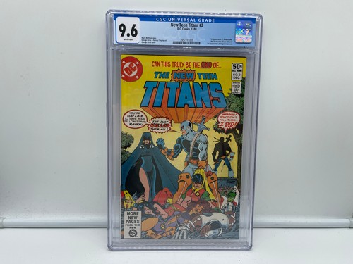 New Teen Titans #2 CGC 9.6 1st Appearance Deathstroke Trigon DC 1980 | eBay