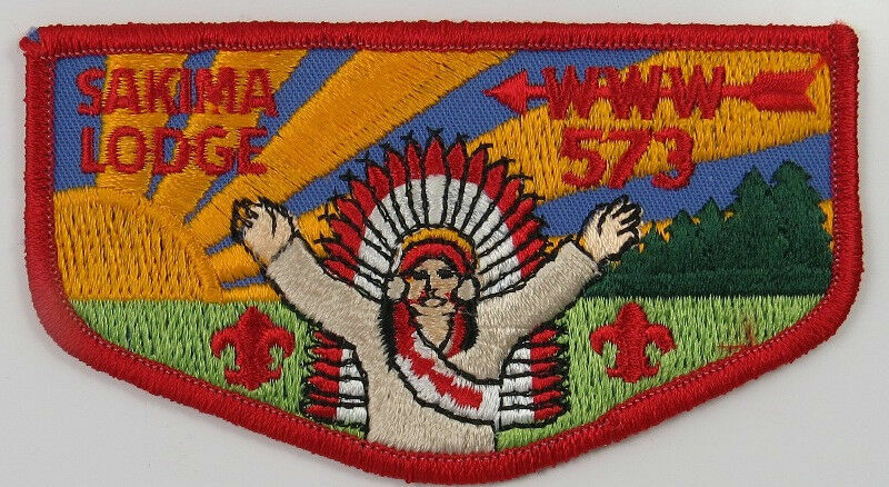 OA Lodge 573 Sakima F4 Flap; well defined FDL; dull lime GRN grass [R2920 | eBay