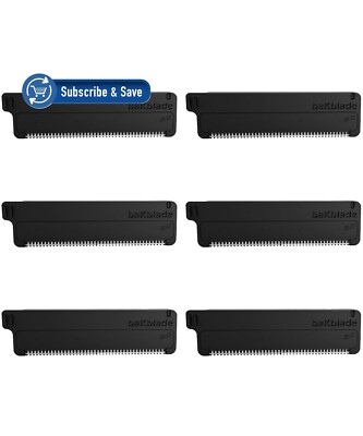 Bakblade 2.0 Refill Cartridges Bundle - Back Hair & Body Shaver Refill ...