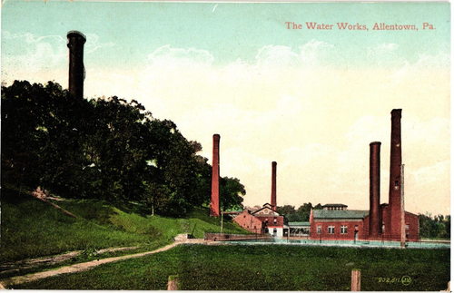 The Water Works Allentown PA Undivided Unused Postcard 1905 | eBay