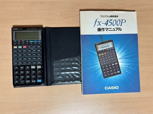 Casio fx-4500P Scientific Program Function Calculator Dot Matrix LCD ...