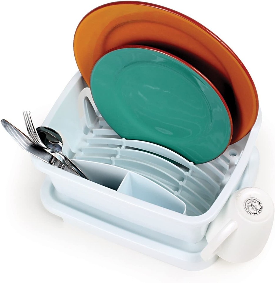 Mini Dish Drying Rack Drainer Plastic Drain Dryer Strainer Dishes Tray ...