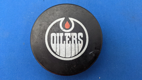 WHA VICEROY Edmonton Oilers blank reverse PUCK 1978-79 V-3 slug | eBay