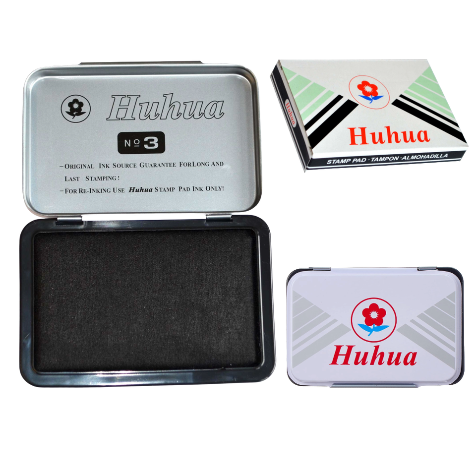 Rubber Stamps Craft Scrapbooking Ink Pad Paper Wood Fabric Black Stamp ...