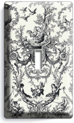 OLD WORLD TOILE PATTERN HARVES HUNTING 1 GANG LIGHT SWITCH WALL PLATE ...