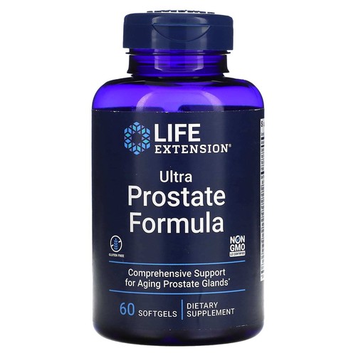 Life Extension Ultra Natural Prostate 60 gels Pygeum/Beta Sitosterol ...