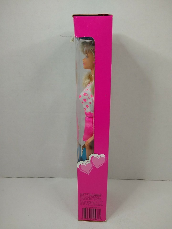 Vintage Pretty Hearts Barbie Blonde Doll 1995 Mattel #14473 NRFB New ...