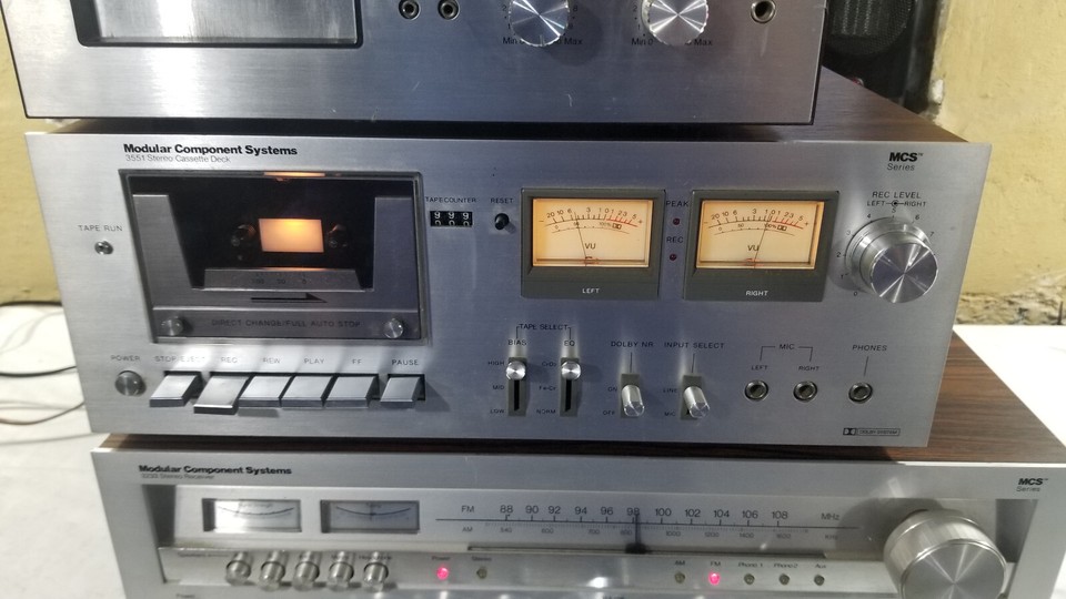 Vintage 1970s MCS Modular Component Systems 3233 Audio System Receiver ...