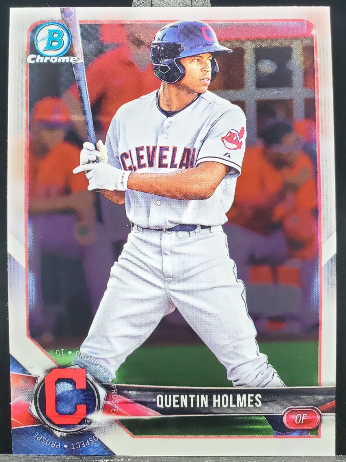 2018 Bowman Quentin Holmes Chrome Prospect BCP88 Indians A227 | eBay