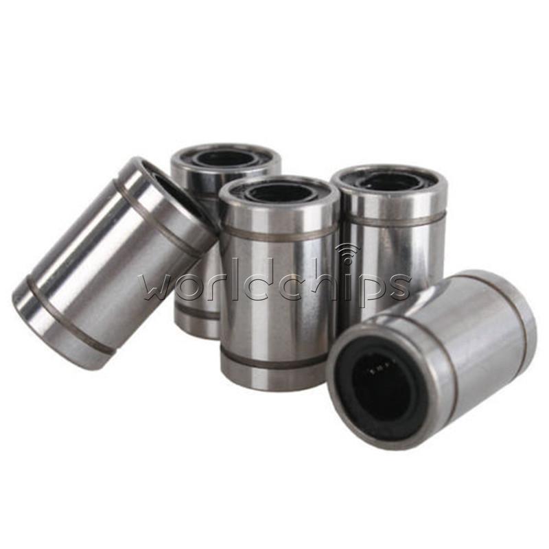 10PCS Practical Inscribed Circle 8mm LM8UU Linear Ball Bearing Bush ...