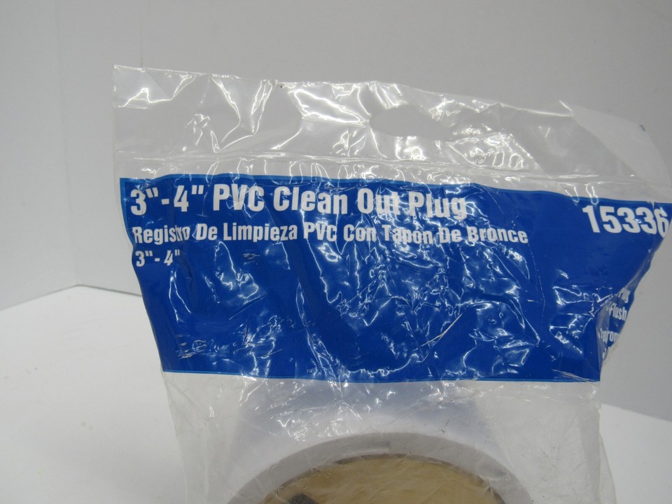 Eastman Clean-Out with Brass Plug 15336 3"-$" PVC Clean Out Plug | eBay