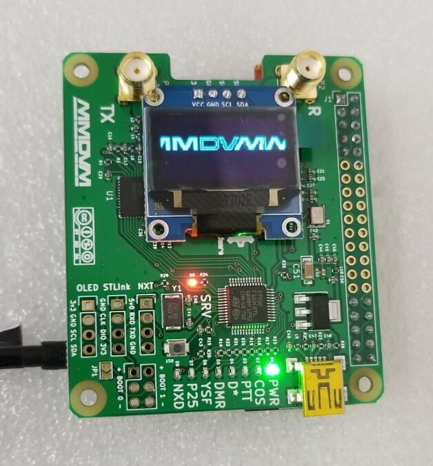 MMDVM_HS_Dual_Hat Duplex MMDVM Hotspot P25 DMR YSF NXDN Pi Revision 1.3 ...