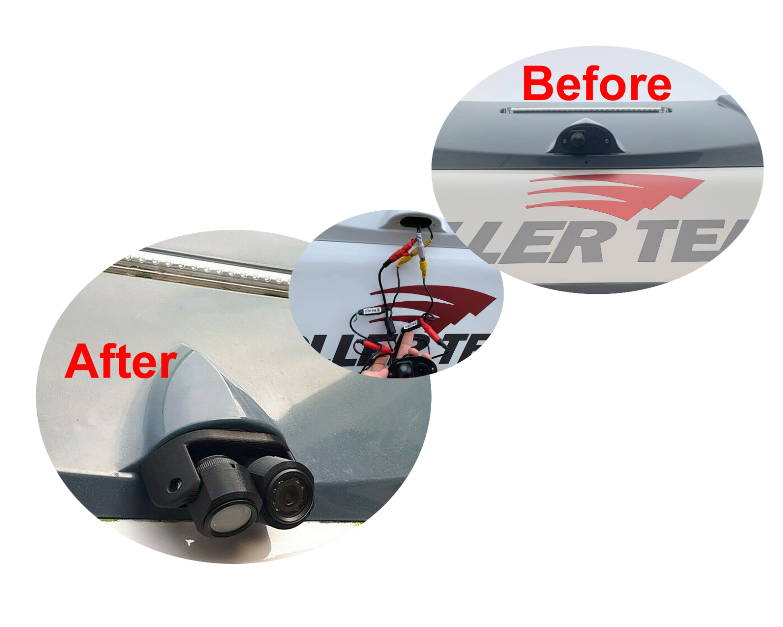 Twin Adjustable Rear View Camera Unit Including two Cameras | eBay UK