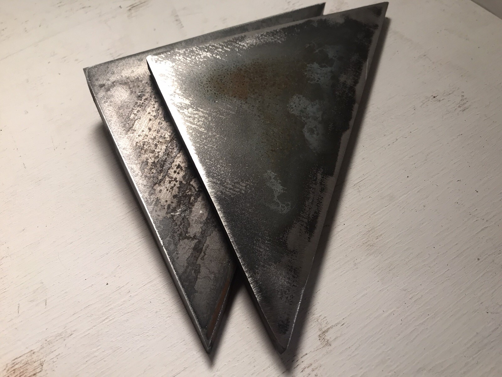 6" Steel Gussets, Lot of 2, 3/8" Steel, Weld Gusset, A36 Steel ...