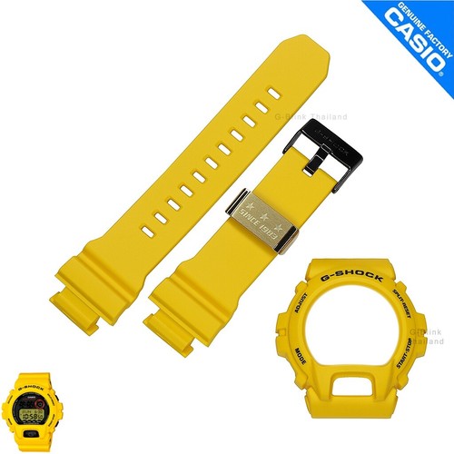 Genuine Watch Band&Bezel Casio G-Shock GD-X6930E-9 Matte Yellow 30th ...