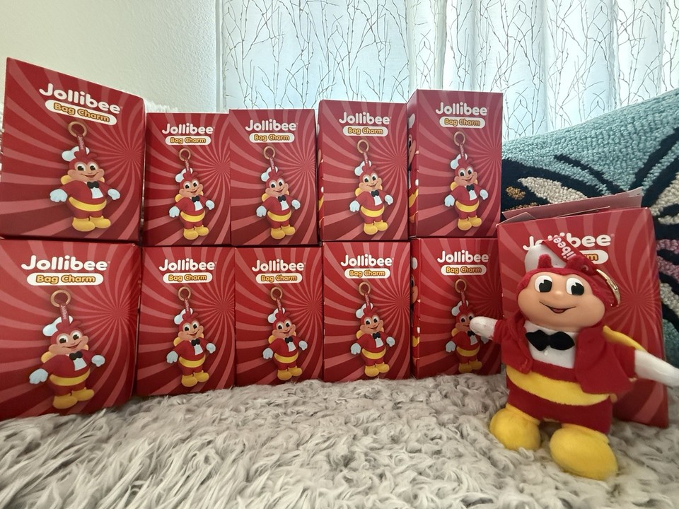 JOLLIBEE BAG CHARM PENDANT KEYCHAIN PHILIPPINES EXCLUSIVE - US SELLER ...