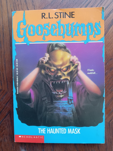 R. L. Stine Goosebumps #11 "The Haunted Mask" Scholastic 1993 | eBay