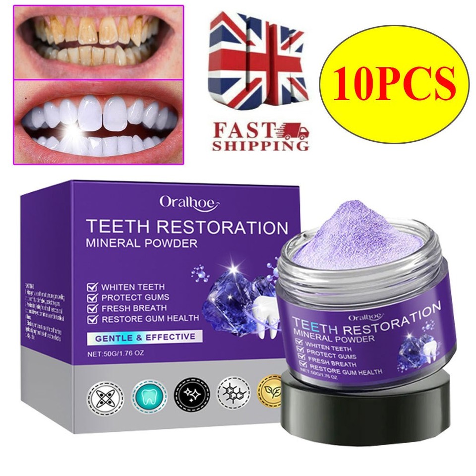 Dental Restoration Mineral Powder,Mineral Tooth Powder, Teeth Whitening ...