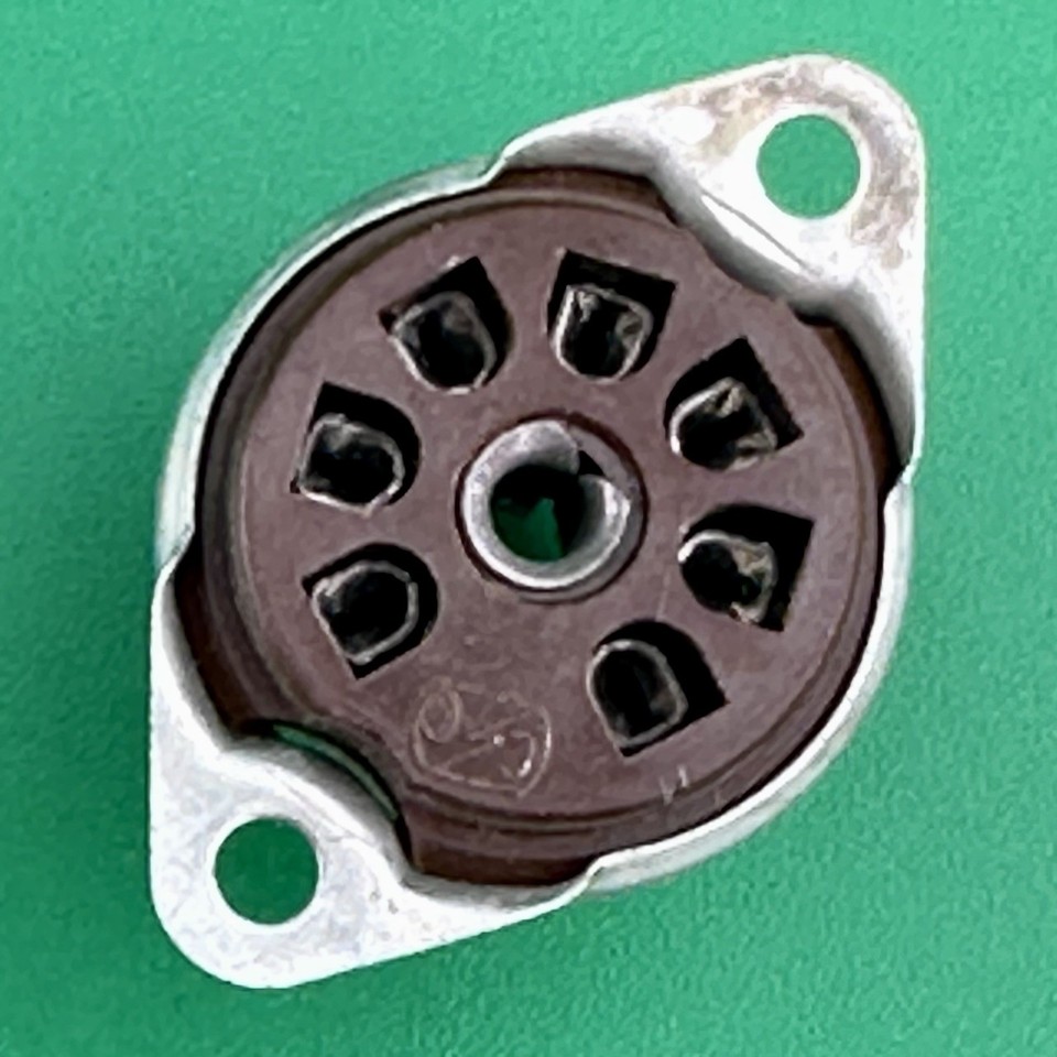 1 Vintage 7-Pin CINCH Vacuum Tube Socket Brown Bottom Mount / AUDIO | eBay