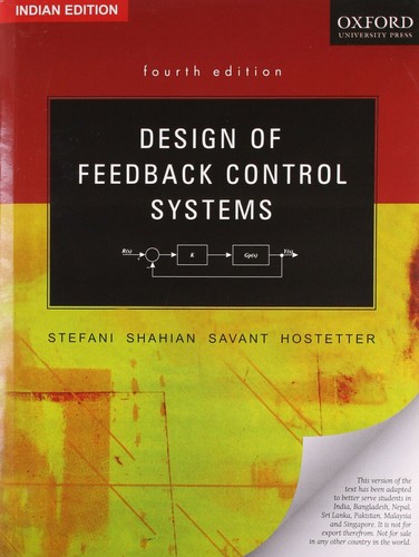 Design of Feedback Control Systems by Stefani 4th INTL ED "Free Ship ...