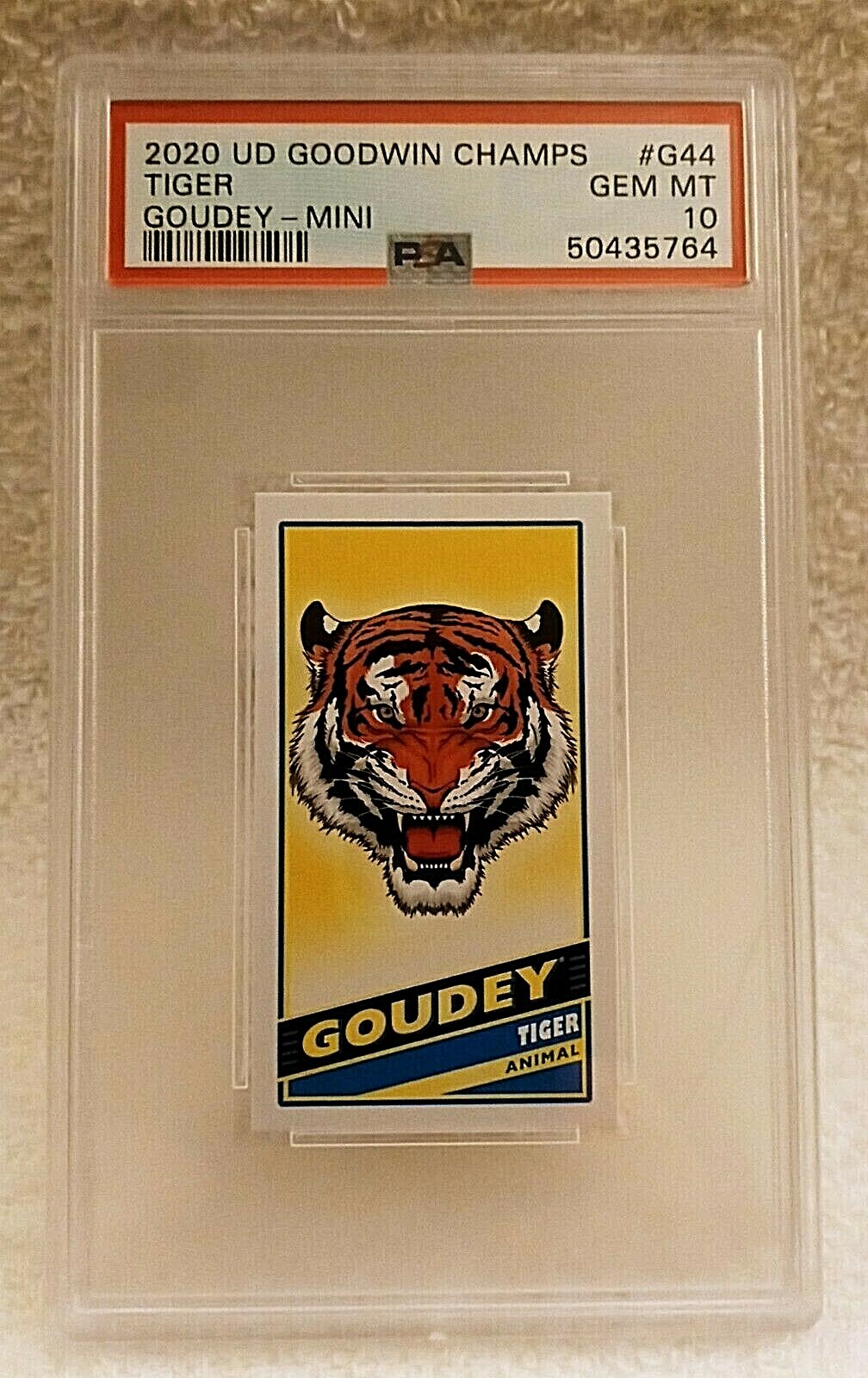 2020 UD Goodwin Champs Tiger #G44 Goudey Mini PSA 10 GEM MT | eBay